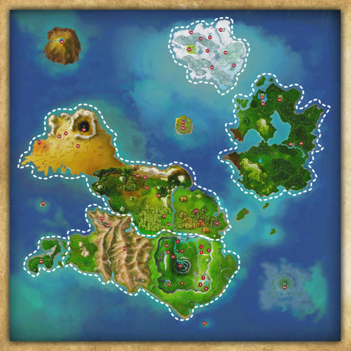 SECRET OF MANA: WORLD MAP ANALYSIS – The Picky Champy