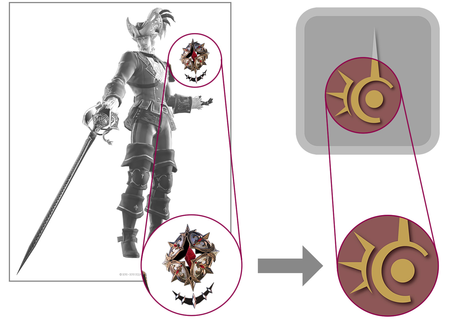 FINAL FANTASY XIV: CLASSES AND JOBS ICONS (PART 3/3) – The Picky Champy
